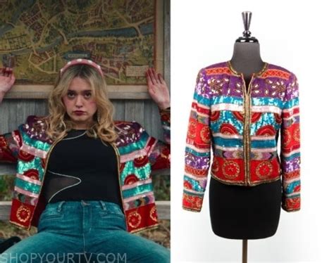 Sex Education Season 4 Episode 8 Aimees Sequin Cropped Jacket Shop
