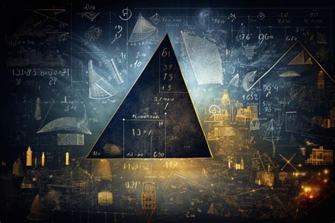 Premium Photo Math Geometry Formulas On Background