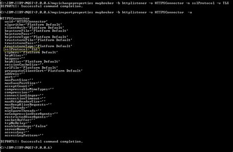 IBM Integration Bus V9 Enable TLS Protocol