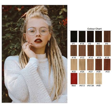 Human Hair Dreadlock Extensions Etsy