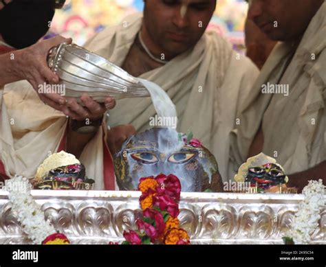 Vrindavan Uttar Pradesh India 26th Oct 2022 Devotees From Iskcon