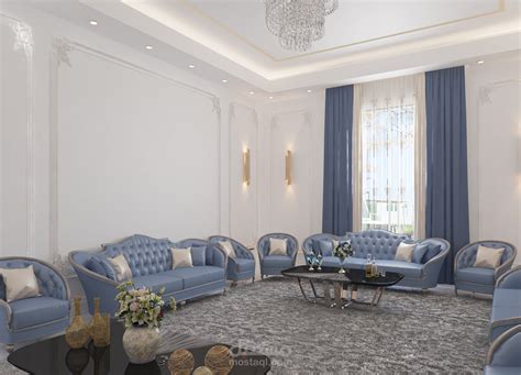 تصميم مجلس نيو كلاسيك لعميل بالمملكة العربية السعودية مستقل