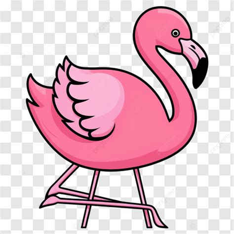 Flamingo Em Estilo Cartoon Png Flamingo Em Desenho Animado Desenho