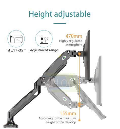 Koorui X Klc Ds110 Monitor Arm Mount Stand For 17 Inch To 35 Inch