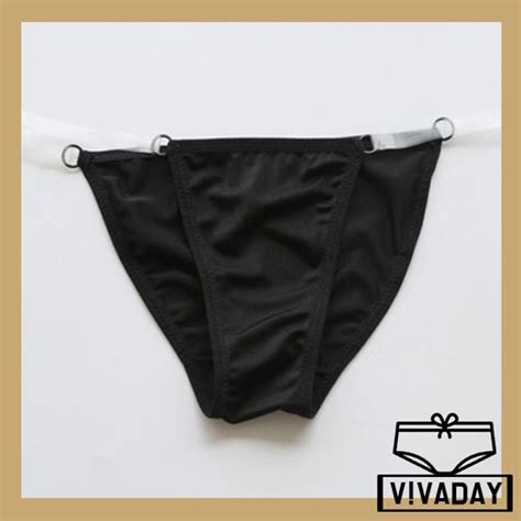 여자 수영복팬티 반투명스트랩 이너웨어 끈팬티 속옷