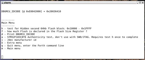 Bluepill Diagnostics — Mecrisp Stellaris Unofficial 1 0 Documentation