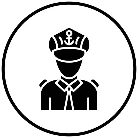 Estilo De Icono De Capitán 7878393 Vector En Vecteezy