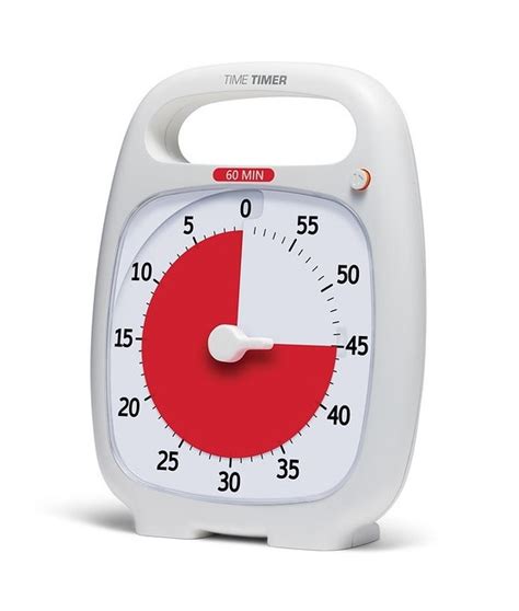 Time Timer® Plus 60 Minutes White Timetimer