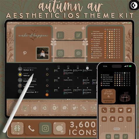 Aesthetic Ios 17 Theme Kit Ipad Wallpaper Iphone Icons Widgets Iphone Wallpaper Ipad