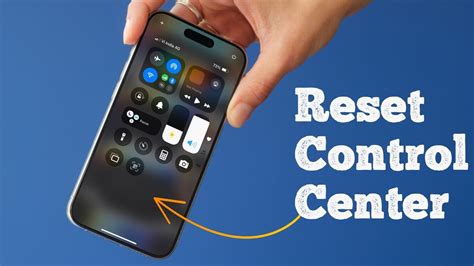 How To Reset Control Center In IOS 18 Appsntips