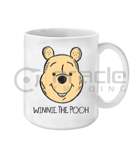 Shop Wholesale Winnie The Pooh Mug Face Wax Resistant Pottery