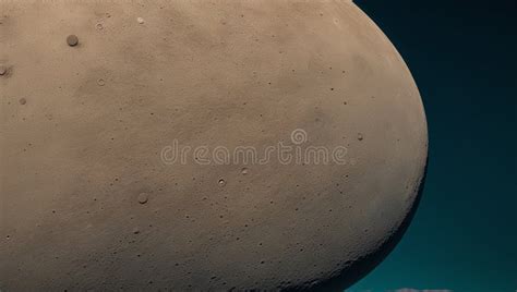 A Large Moon With A Small Moon In The Background Stock Image Image Of Satellite Full 293853475