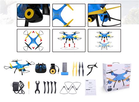 Syma X8SW Wifi FPV 2.4Ghz RC Drone Quadcopter with 720P HD Camera and ...