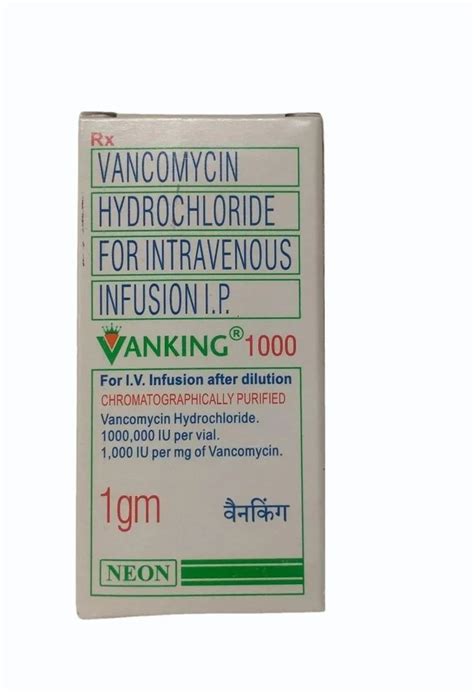 Vanking 1gm Injection Vancomycin Hci Infusion At Rs 205 Piece