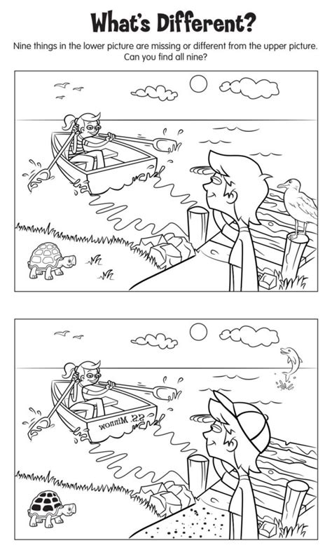 Adult Spot The Difference Worksheets Printable Ronald Worksheets