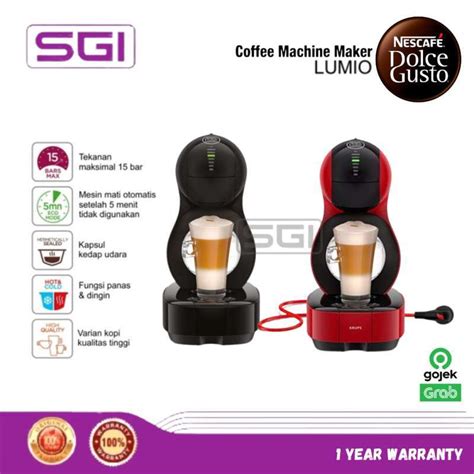 Promo Nescafe Dolce Gusto Lumio Coffee Machine Maker Mesin Kopi Diskon