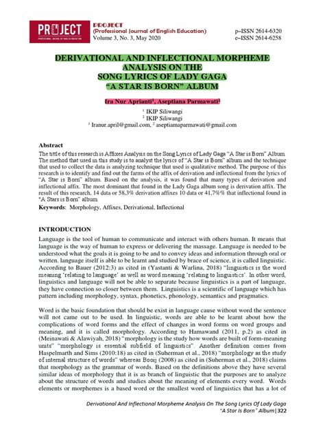 Derivational Morpheme Pdf Word Morphology Linguistics