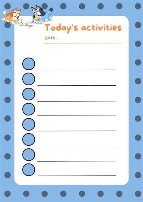 Bluey Activity Book Etsy