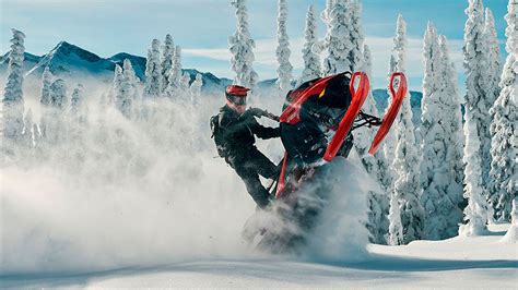 Deep Snow Backcountry Snowmobiles Lynx