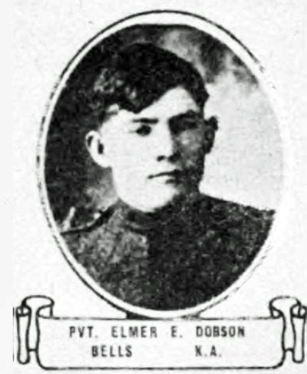 Pvt Elmer Eugene Dobson 1896 1918 Find A Grave Memorial