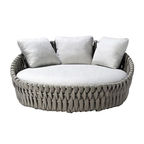 Best Selling Sunlounger Elegant Rattan Chaise Longue Lounge Outdoor