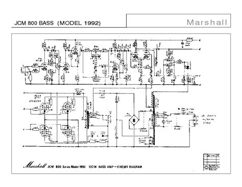 Marshall Amplifier Schematics And Wiring Diagrams