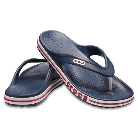 ᐈ Кроксы вьетнамки Crocs Bayaband Flip синие, мужские крокс оригинал ...