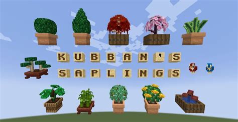 Kubbans Saplings Minecraft Texture Pack