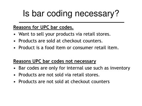 PPT Retail Bar Coding Basics PowerPoint Presentation Free Download ID
