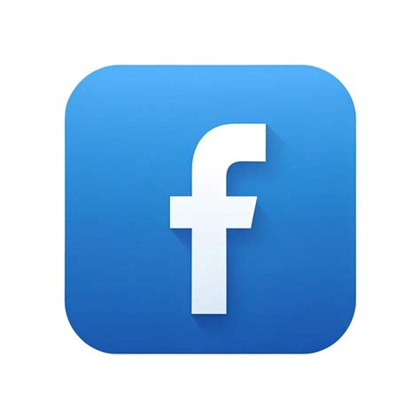 Square Facebook Icon With Rounded Corners Premium Ai Generated Image