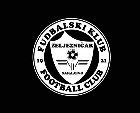 Fk Zeljeznicar Club Logo Symbol White Bosnia Herzegovina League