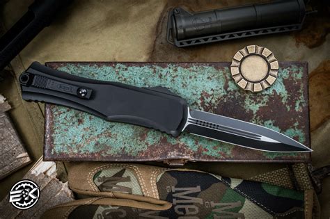 Microtech Hera Ii Otf Automatic Knife 385 Dagger Stonewash 1702 10