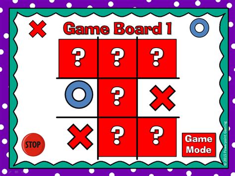 Time To The Minute Tic Tac Toe Powerpoint Game Teacher Gameroom
