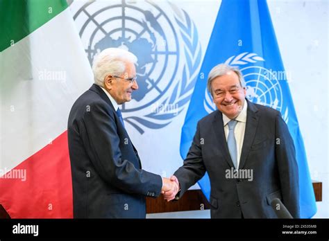 New York Usa 6th May 2024 United Nations Secretary General Antonio