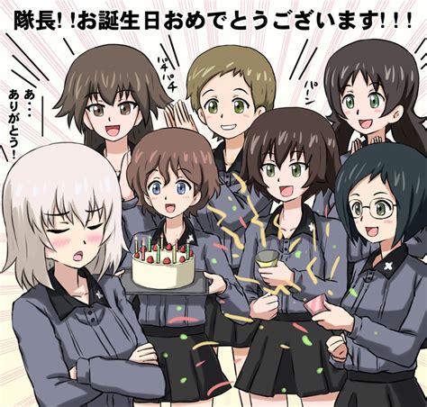 Itsumi Erika Akaboshi Koume Kojima Emi Hida Ema Katsuya Megu And 2 More Girls Und Panzer