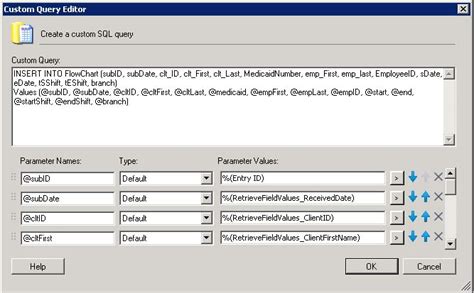 Custom Query Insert Statement Inserting Data Multiple Times