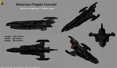 Batarian Frigate Concept By Euderion On Deviantart