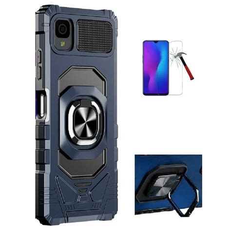 Phone Case For Tcl 30z 30 Le Ring Stand Tough Hybrid Case Cover