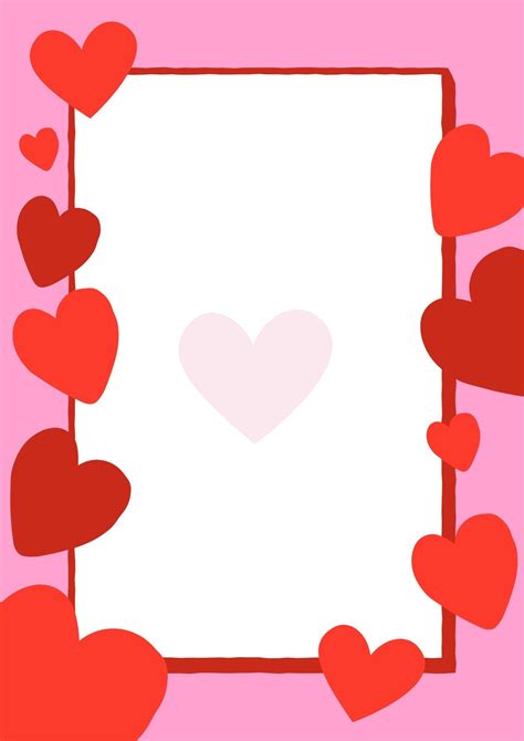 Corazonespararecortar Corazones Para Imprimir Tarjeta 9 Manualidades