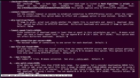 Install Aria2 A Multi Protocol Command Line Download Manager on ubuntu ...