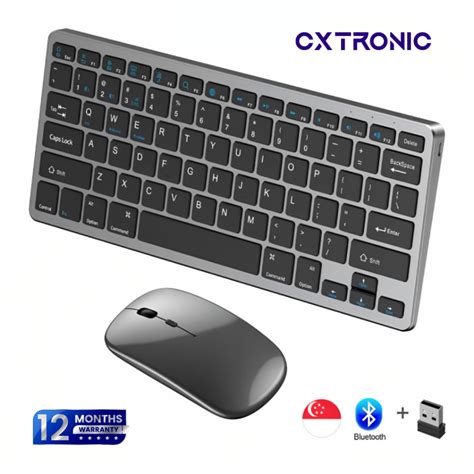 Sg Bluetooth Wireless Keyboard Rechargeable Compact Slim 3 Modes Wireless Mouse Shopee Singapore
