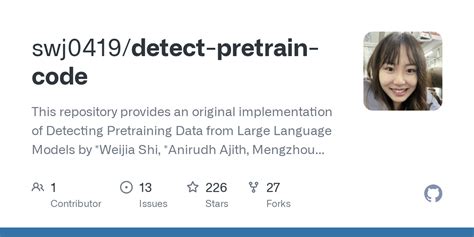 Github Swj0419detect Pretrain Code This Repository Provides An