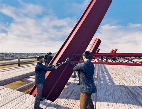 Férias De Natal Reviver A Construção Da Torre Eiffel Em Rv