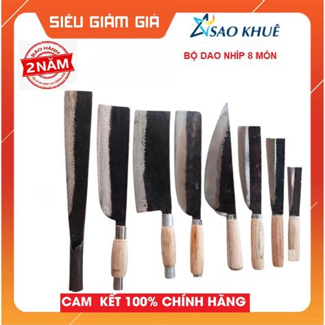 Bộ Dao 8 Món Đa Sỹ Làm Bằng Nhíp Xe ô Tô Loại 1 Nh001 Shopee Việt Nam