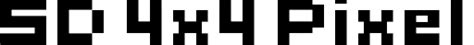 Sd 4x4 Pixel Windows Font Free For Personal