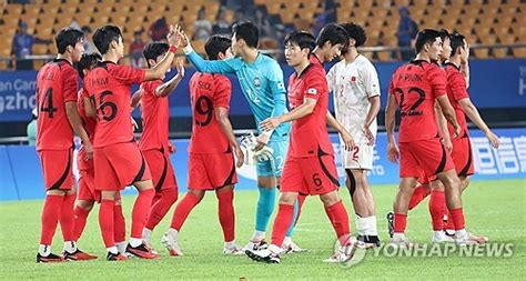 황선홍호 16강 앞두고 ‘최대수확 지독한 ‘전원수비 부쉈다 항저우 Ag
