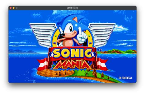 Paul Kratt On Twitter Since A Few People Wanted It Heres A Macos Build Of Sonic Mania For