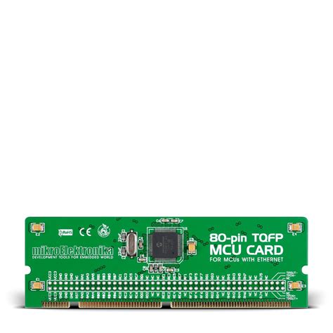 LV18F 80 Pin TQFP MCU Card With PIC18F87J60