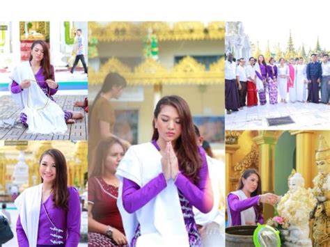 ရွှေတီဂုံဘုရားပေါ်မှာ အလုပ်နှင့်အတူ ကုသိုလ်ယူခဲ့တဲ့ သက်မွန်မြင့် Myanmarload