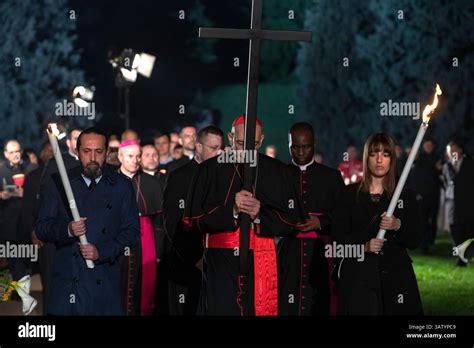 Cardinal Baldassare Reina Vicar General Of Pope Francis Leads The